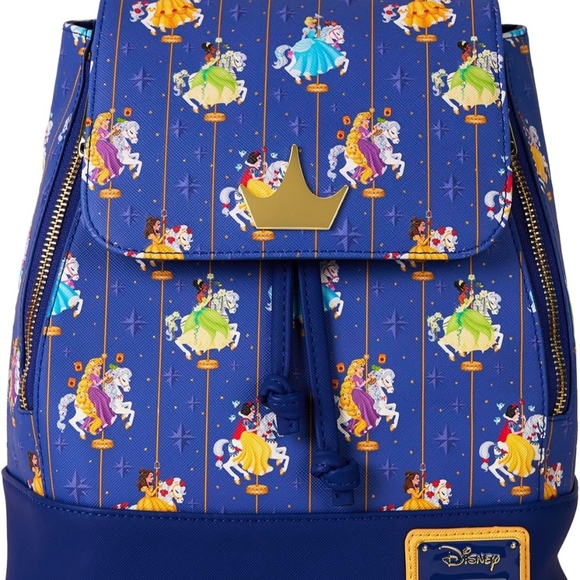 Loungefly | Bags | Loungefly Disney Princess Carousel Mini Backpack ...